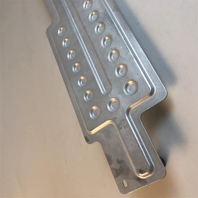 China Prismatic Cell Battery Aluminum Cooling Plate Serpentine Shape Customized for sale