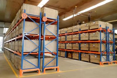 China Corrosion Protection Double Deep Pallet Racking System For Heavy Duty Storage Solutions for sale