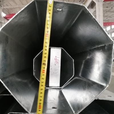 Cina Filippine Polo di acciaio galvanizzato 40ft Nea Standard 500KGF in vendita