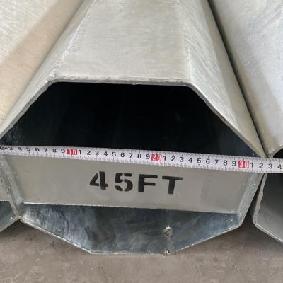 China 750KGF Q355B Elektrische energievoorziening Octogonale Warmdipp gegalvaniseerde Octogonale pool Te koop