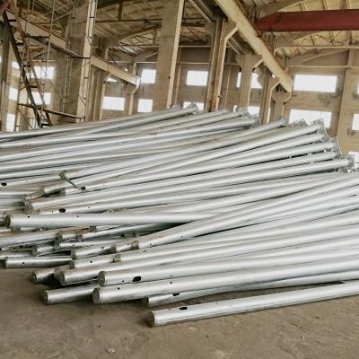 China Outdoor LED Lamp Steel Lighting Pole Galvanized Light Pole 6m - 12m for sale