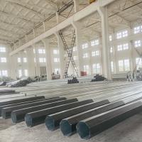 Quality 30FT Q355B Communication Pole Octagonal Distribution Utility Pole Equipment 3 for sale