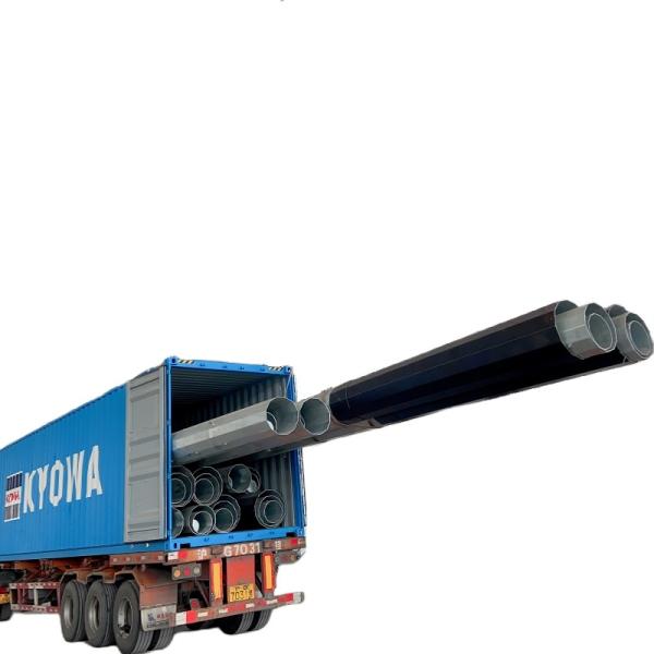 Quality 90FT 27M 8450KGF Load Q460 12 Sides Galvanized Transmission Steel Pole for sale