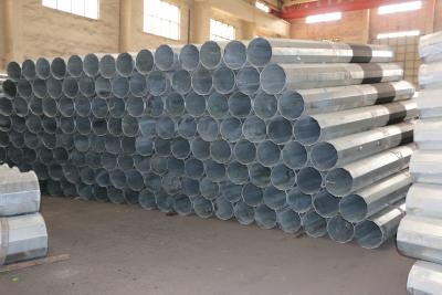 Cina 70FT Medium Voltage Galvanized Transmission Steel Power Pole in vendita