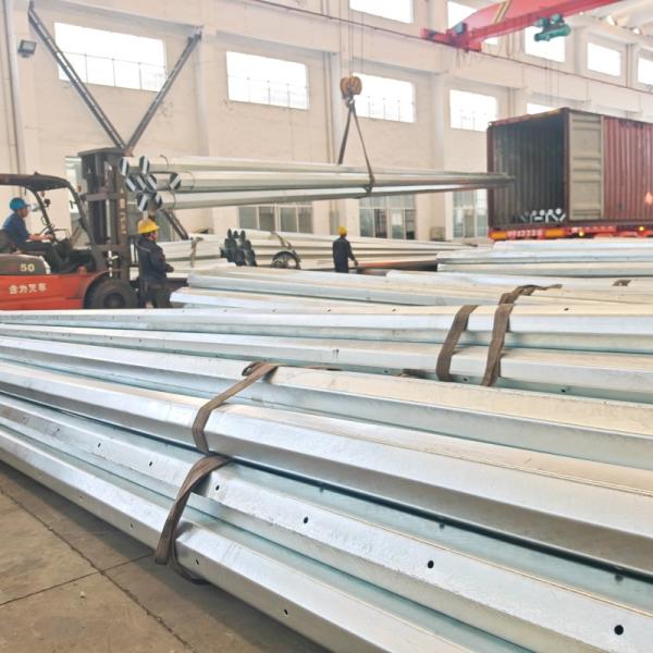 Nea Standard 30FT 35FT Stahlpfosten Achtwinklig galvanisierter Werkstoff