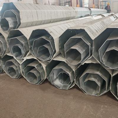 Cina Pali in acciaio per trasmissione di energia Hongxin poligonali zincati 450Mpa 90FT 100FT in vendita