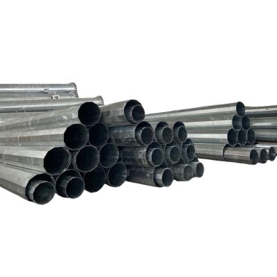 Cina Hongxin 65FT 2 Segmenti 1200KGF Polygonal Hot-Dip Galvanized Transmission Steel Pole in vendita
