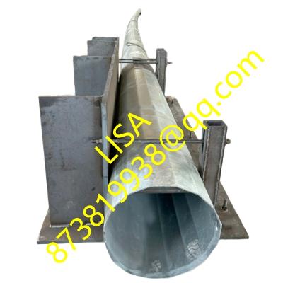 Cina Hongxin Hot Dip Galvanizzato Diretto Incorporato Poligonale Tapered 100FT Steel Transmission Pole in vendita