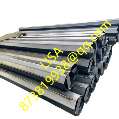 China 25FT Octagonal Hot-dip Galvanized Electric Distribution Steel Pole for Power Lines for sale