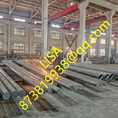 China Philippines NEA Standard 25FT-45FT Hot Dip Galvanized Octagonal Steel Pole for 15KV Power Lines for sale