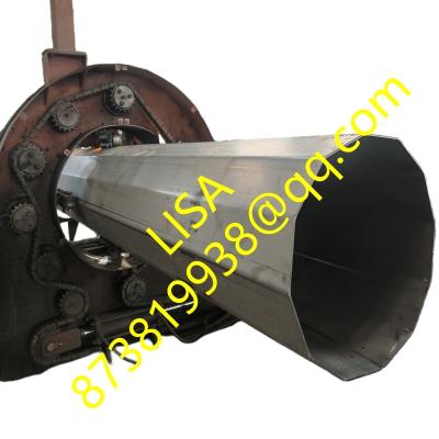 China 70FT Dodecagonal Hot Dip Galvanized Transmission Steel Pole with Bitumen Painting and Sack Wrap for sale