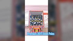 35FT Hot Dip Galvanized Steel Distribution Poles