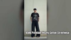 Vintage Cross Skull Streetwear Tee Heavy Cotton Fit