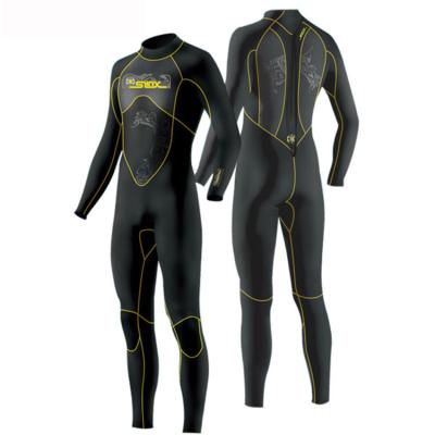China Classic mens 3mm wetsuit two side nylon with SCR knee padded wear resistance wholesale for sale