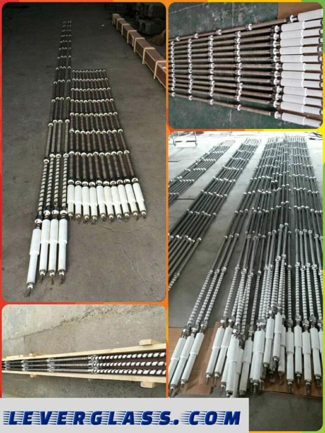 Θερμάστρες για το μετριάζοντας φούρνο 5870mm, στοιχεία θέρμανσης, σπειροειδείς σπείρες γυαλιού Tamglass θέρμανσης