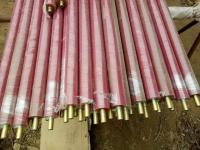 China High Strength Polyurethane Rubber Roller 80 Shore A Hardness Coating Roller for Industrial Use for sale