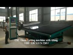CNC Automatic Glass Cutting machine with tilting