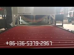 Crosswise bending Jumbo glass tempered machine