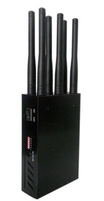 China Jammer,Cellphone jammer, portable cellphone jammer,6 Antenna Portable 3G GPS WiFi Bluetooth Cellphone Jammer for sale