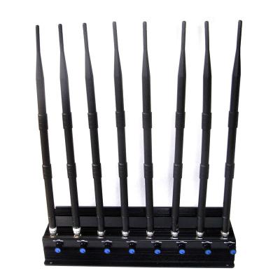 China Jammer,Cellphone jammer,Adjustable 20 watt 8 Antennas High Power GPS/ WiFi/ 4G(LTE+Wimax) Jammer for sale