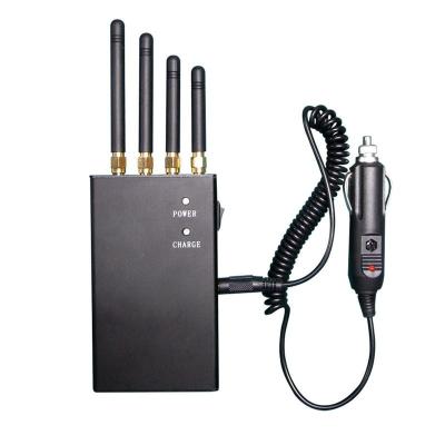 China Jammer,Cellphone jammer, portable cellphone jammer,4 Band 2W Portable WiFi, Cell Phone jammer for sale