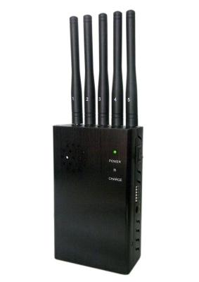 China Jammer,Cellphone jammer, portable cellphone jammer,3W 5 Antennas Portable Cellphone /GPS/WIFI Jammer With DIP Switch for sale