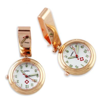 China Classic FOB Pocket Watch Nurse Watches Waterproof Creative Right Watch Angle Silver Rose Gold Lapel Medical Gift for Doc for sale