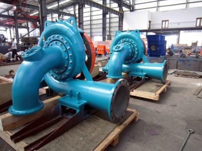 China Turbine van het hoog rendement100kw de Verticale Water/Horizontaal Francis Hydro Turbine Te koop