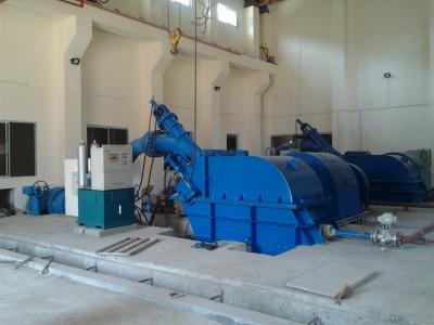 Cina Idro turbina orizzontale di Pelton, doppia unità del generatore di turbina Pelton dell'ugello in vendita
