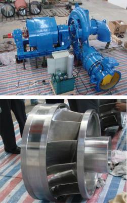 China Horizontaal Francis Hydro Turbine Unit, de Posten van Francis Water Turbine For Hydro-Power Te koop