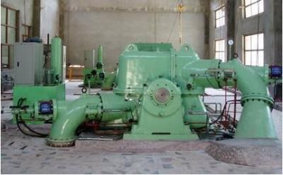 Cina Unità orizzontale della turbina dell'acqua di Pelton, turbina capa di idro di Pelton degli ugelli del doppio di 1000m - di 80 in vendita