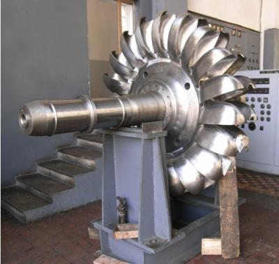 Cina Turbina ad azione di Pelton per le centrali elettriche di potenza idraulica, idro turbina verticale con gli ugelli in vendita