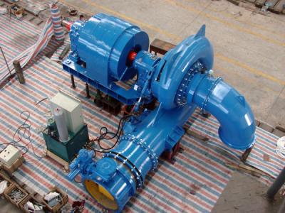 China Middelgrote Hoofdwaterturbine, de Verticale Horizontale Schacht Francis Hydro Turbine van 100kw-50mw Te koop