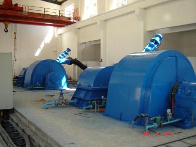 China Horizontaal/Verticaal Francis Hydro Turbine, Hydraulische Machtsgenerator met Hoog Hoofd Te koop