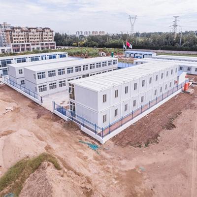 China Zontop Modern Luxury  Easy Assemble Prefabricated Houses Fast Assembly Flat Pack Container Solar Powered Prefab House for sale