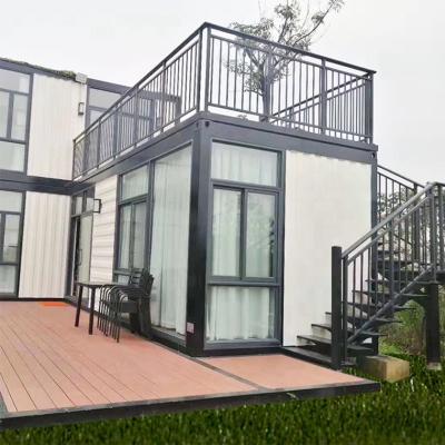 China Zontop Modern Luxury Quick Concrete 20ft 40 Ft  Ready Steel Prefab Container House USA Standard Prefabricated Home for sale