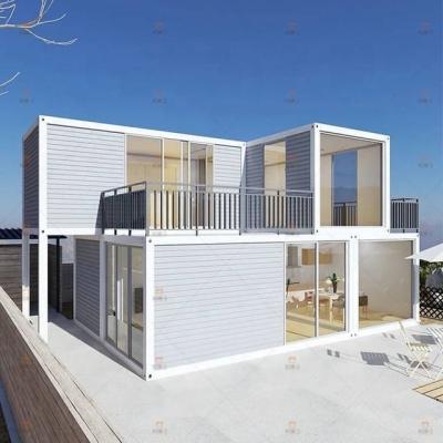 China Zontop 20ft 40ft Luxury Modern Steel Portable Stackable 3 Bedroom China Shipping Prefab  Container  Home House for sale