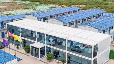 China Zontop Modern Living 40ft Luxury Flat Pack China Prefab Homes Bolt  Prefabricated Expandable Container House for sale