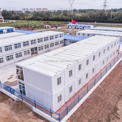 China Zontop  Modern Living Portable 20 Ft 40ft Luxury China Prefab Homes Bolt  Prefabricated Container House for sale