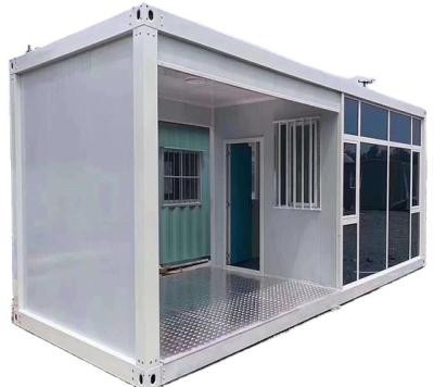 China Zontop storage 20 ft 40 ft luxury shipping  prefabricated container home glass modular house for sale