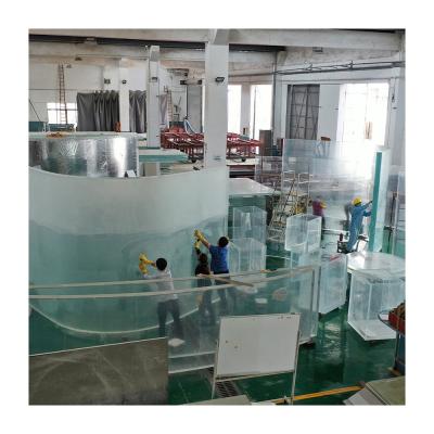 Cina Formazione sull'installazione di finestre acriliche per piscine sottomarine residenziali in vendita