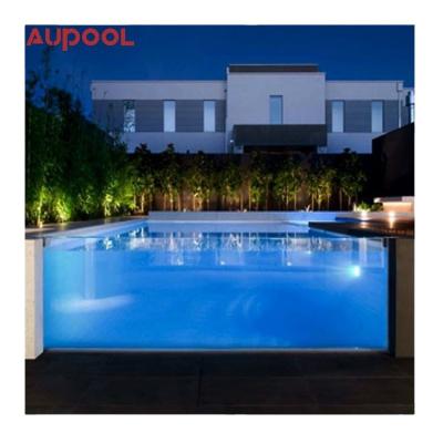 Cina Piscina acrilica ad alta trasmissione luminosa Piscina di vetro AUPOOL per il tuo progetto di piscina in vendita