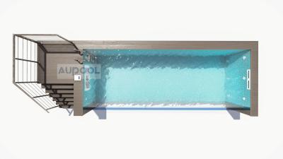 Cina Ineguagliabile Infinity Trasparente Finish Piscina per Alberghi Scuole Sanatori e palestre in vendita