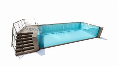 Cina Ineguagliabile Infinity Trasparente Finish Piscina per Alberghi Scuole Sanatori e palestre in vendita