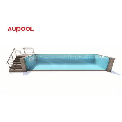 Cina Acqua chiara mente chiara prefabbricato 20ft 40ft container di trasporto piscina con taglio in vendita