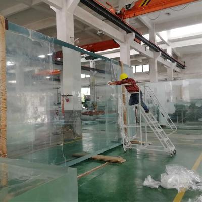 China Instalação de janelas de piscina de hotel Aupool Janela de piscina não amareladora para piscinas de contentores à venda
