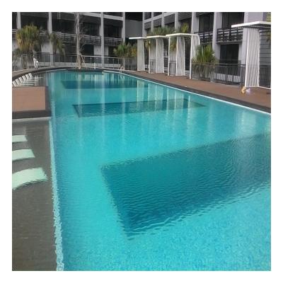 Cina Piscine infinite in vetro in fibra di vetro Piscine a schiena Intex Piscina in poliestere blu cristallo in vendita