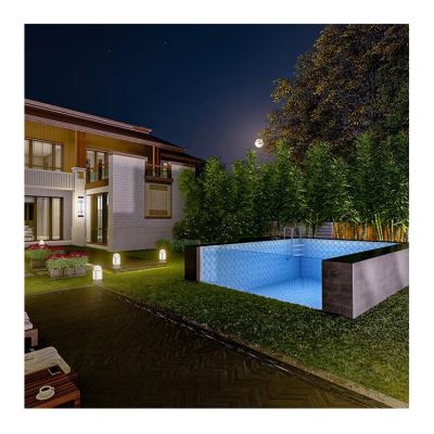 Cina Lucite Acrylic Above Ground Container Modulare Home Pool con Disegno di Finestra a Parete Chiara in vendita