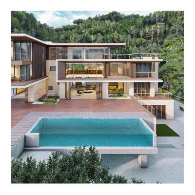 Cina Lucite Acrylic Above Ground Container Modulare Home Pool con Disegno di Finestra a Parete Chiara in vendita