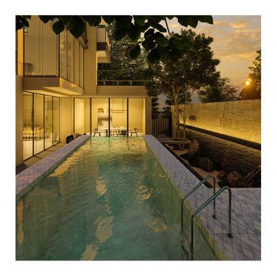 China Princípio da esteira exterior modular Container Piscina com temperatura constante à venda